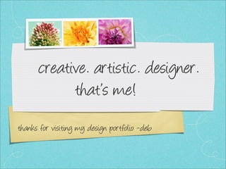 mini design portfolio | PDF