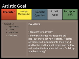 Artistic goal | PPTX | Roleplaying Games | Games and Puzzles