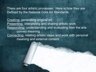 Artistic processes | PPTX