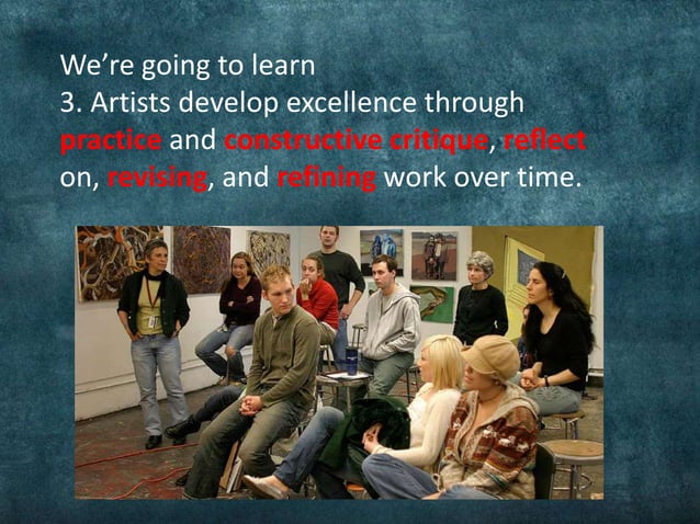 Artistic processes | PPTX | Arts and Crafts | Hobbies & Interests