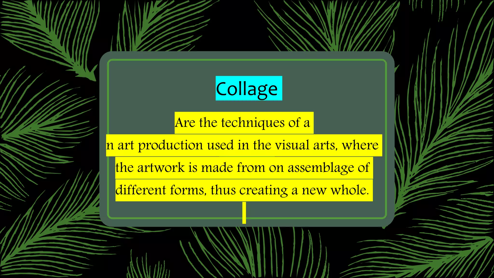Artistic skills and techniques to contemporary art creations | PPTX