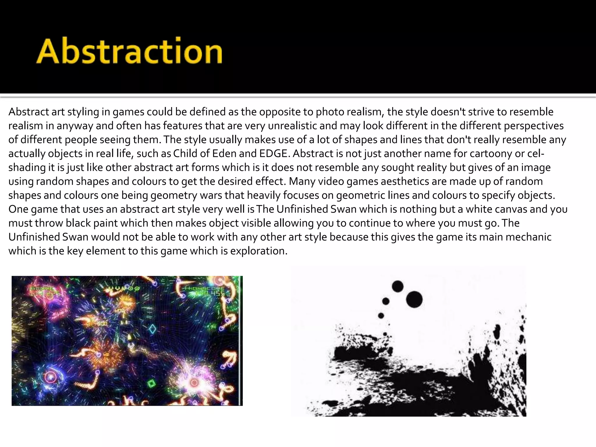 Unit 78 - Artistic Styles in Games | PPT