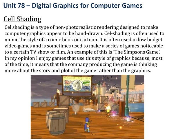 Artistic styles used in computer games | PPTX