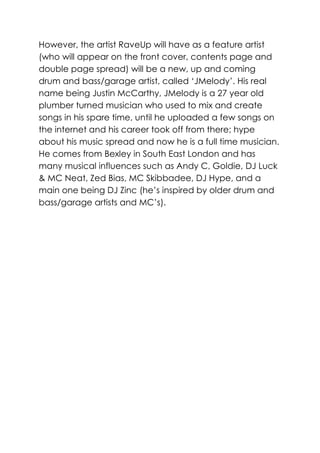 Artist profile | DOCX