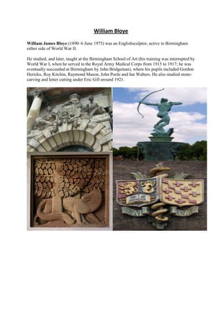 Sculptors Research | DOCX