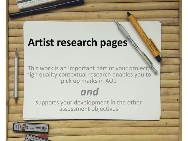 Artist research pages | PPTX | Photography | Arts and Crafts