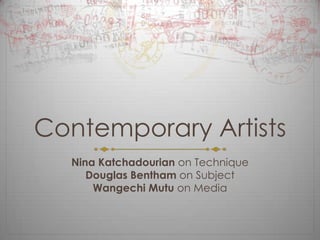 Artist Discovery PowerPoint | PPTX