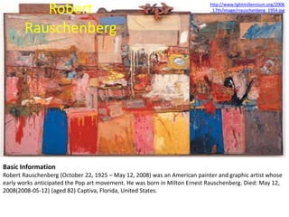 Artists research | PPTX