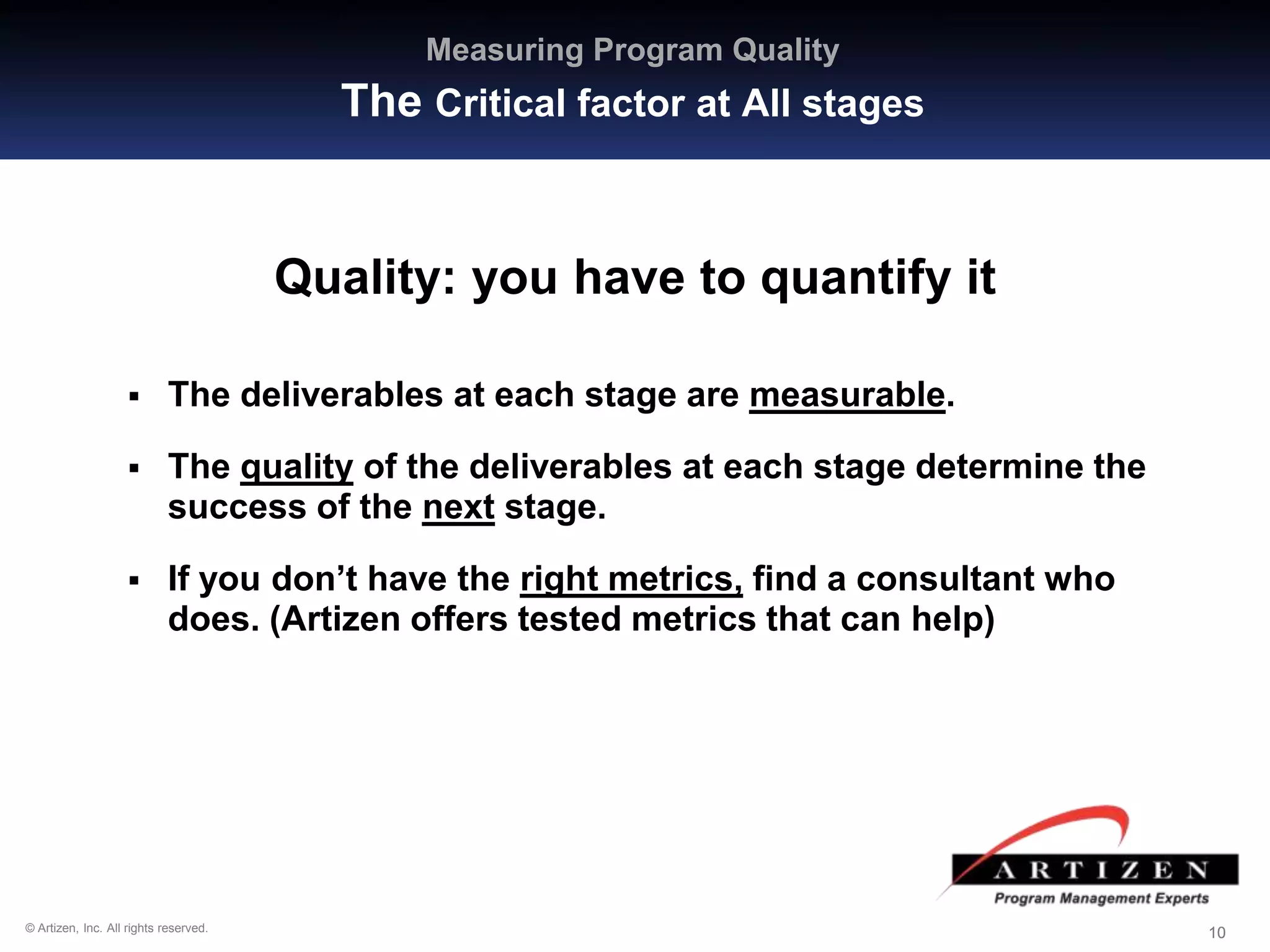 Measuring Program Quality | PPTX