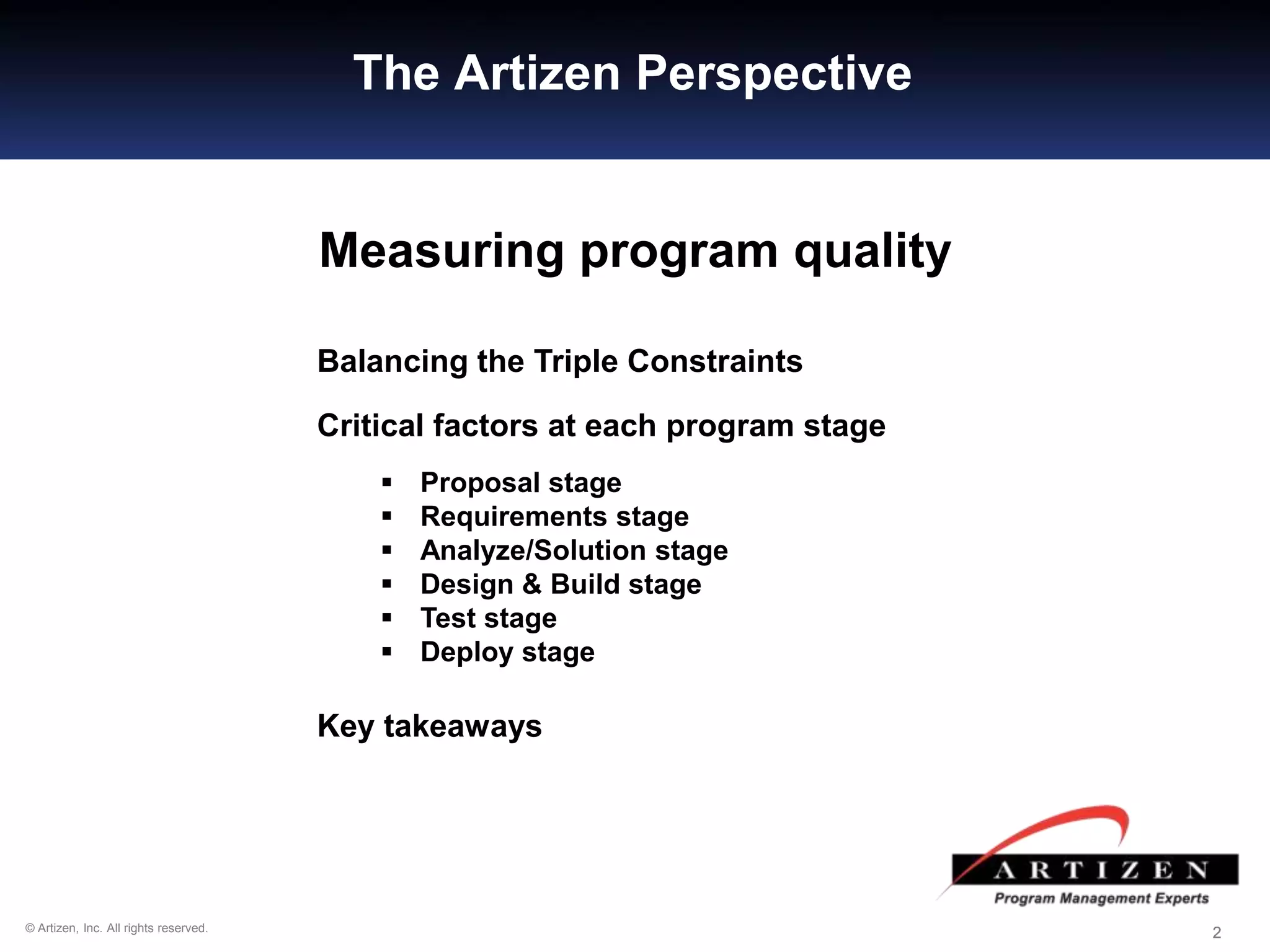 Measuring Program Quality | PPTX