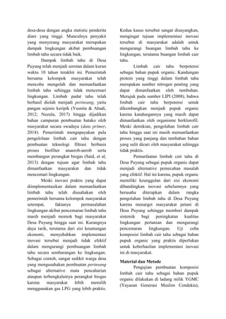 Artkel kkn limbah cair tahu | PDF