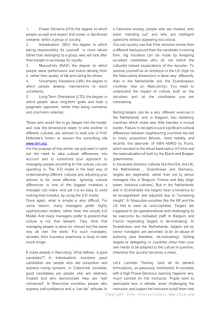 Managing people across cultures | DOCX