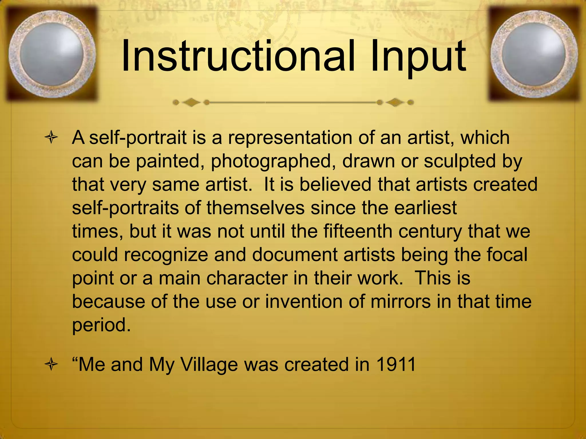 Art mini lesson | PPTX