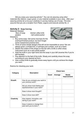 Art Modules Q1.pdf | Needlework | Arts and Crafts