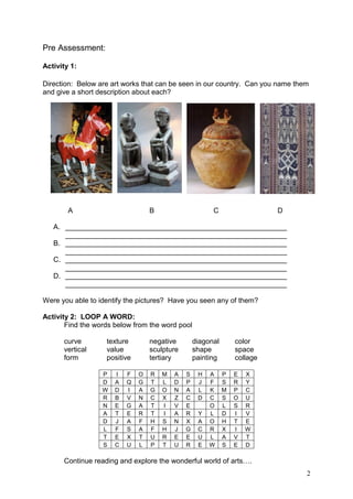 Art Modules Q1.pdf | Needlework | Arts and Crafts