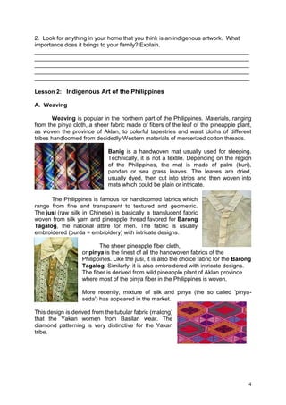 Art Modules Q1.pdf | Needlework | Arts and Crafts