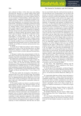 Art, Morality, And The Holocaust The Aesthetic Riddle Of Benigni S Life ...