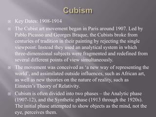 Art movements | PPTX