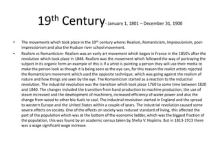 19th and 20th century | PPTX