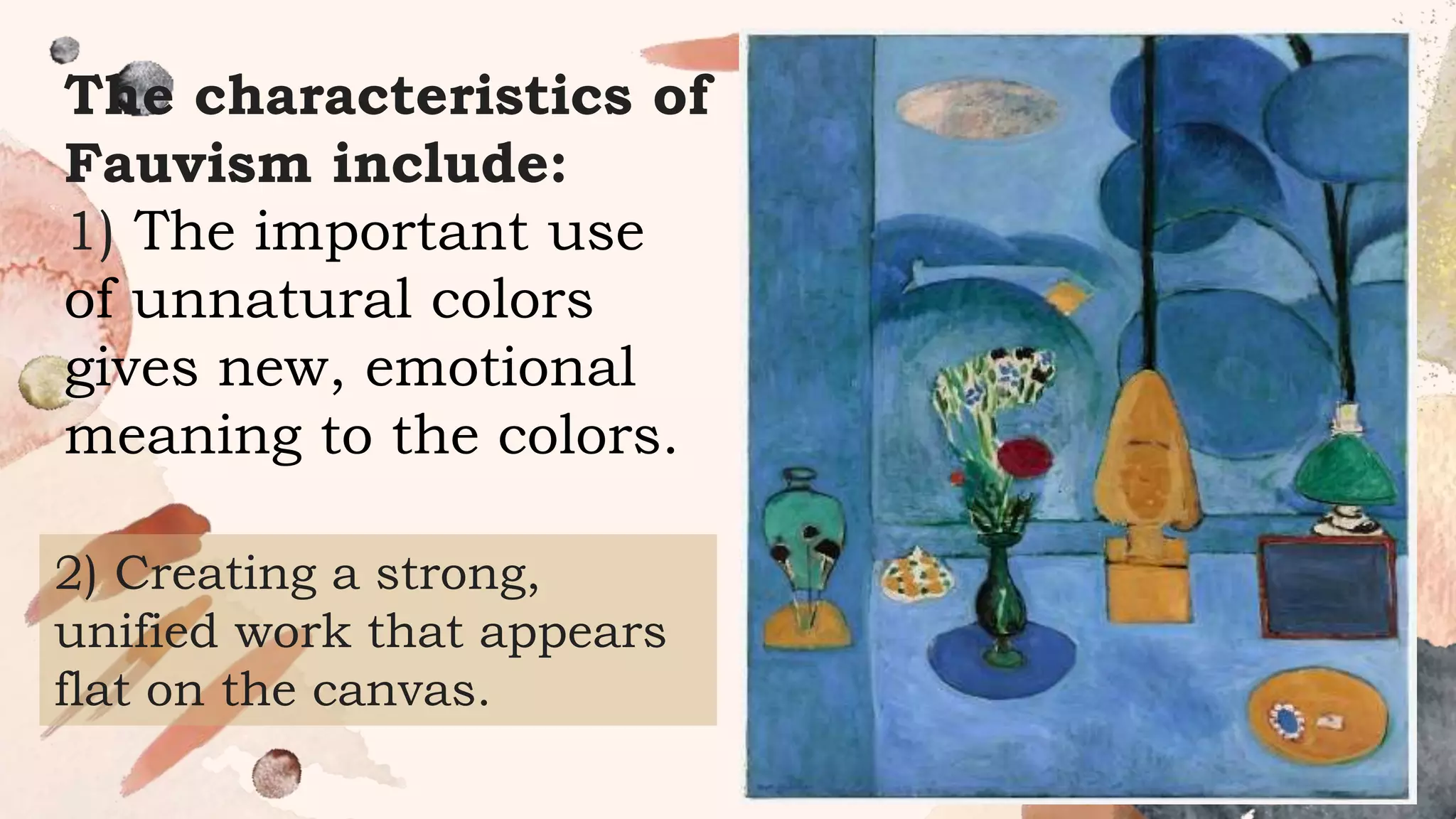 Characteristics of Various ART MOVEMENTS.pptx