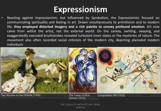 ART MOVEMENTS_PAINTINGS and designs for art | PPT