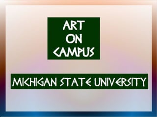 Open Air Art Museum | PPT