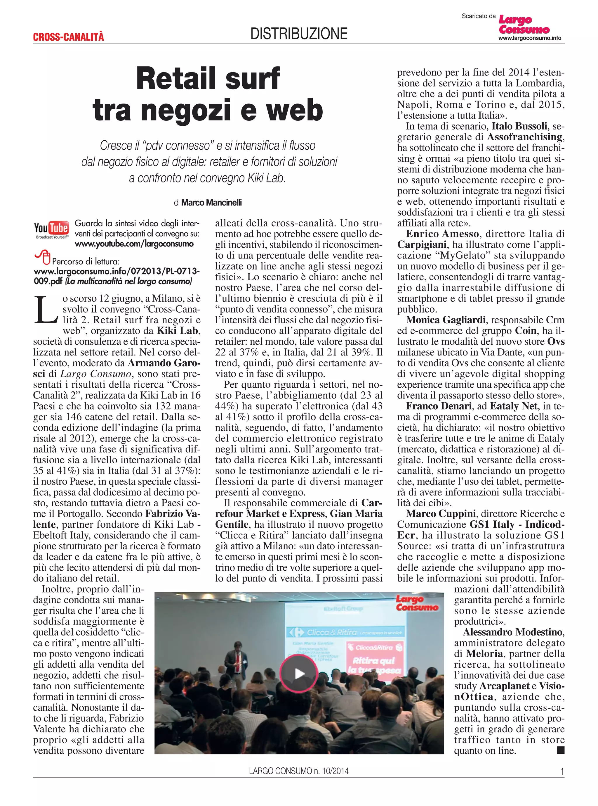 Cross-Canalità: tra retail fisico e web | PDF | Business | Business and ...