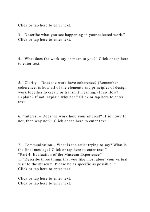 Art Museum Analysis Worksheet Virtual Art Museum Analysis Works.docx