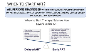 ART & NACO GUIDELINES for treatment of hiv | PPTX