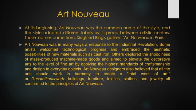 Art nouveau | PPTX | Houses | Real Estate