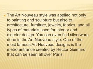 Art nouveau | PPTX