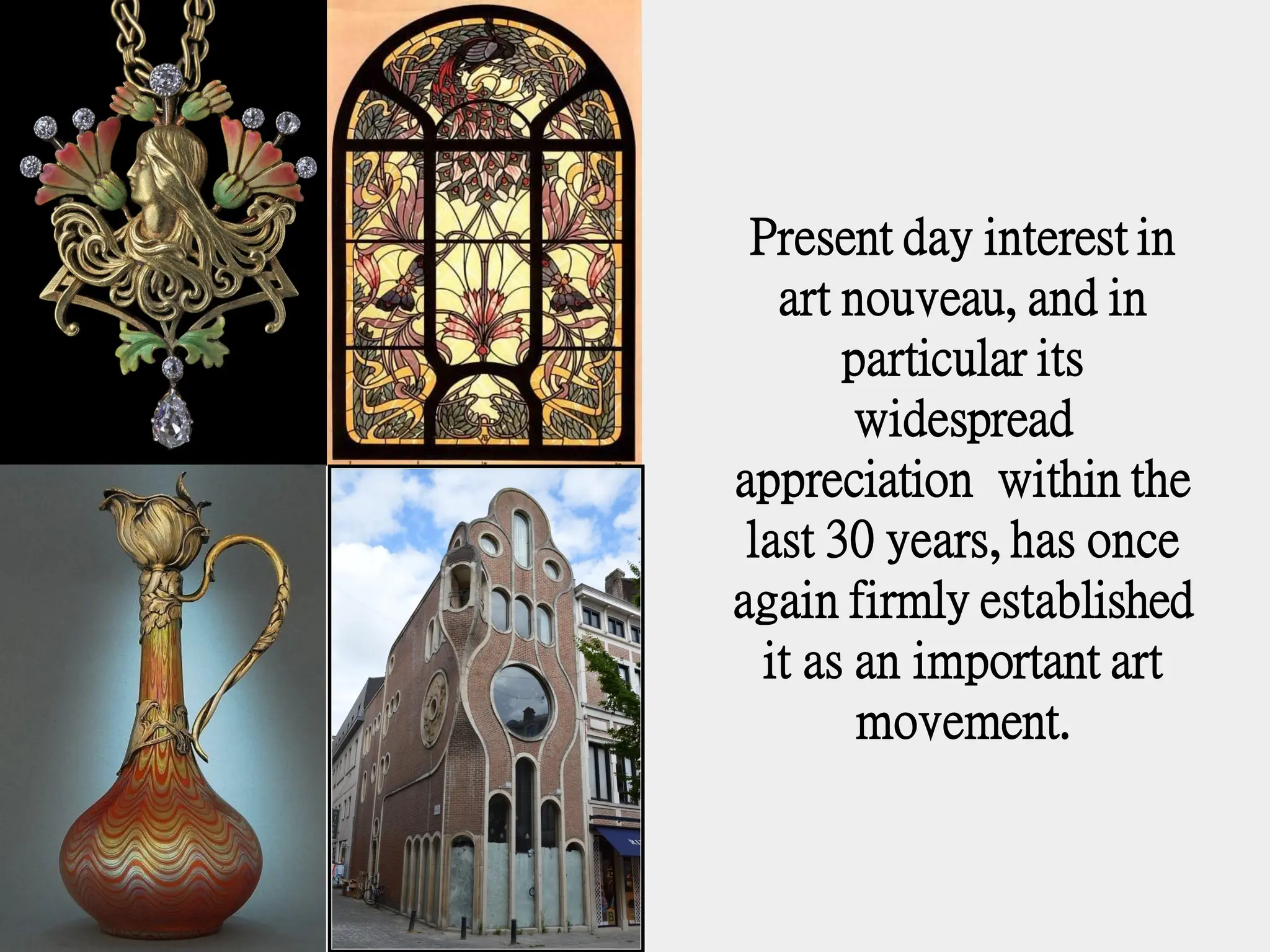 Art Nouveau Movement Presentation for Art History. | PDF