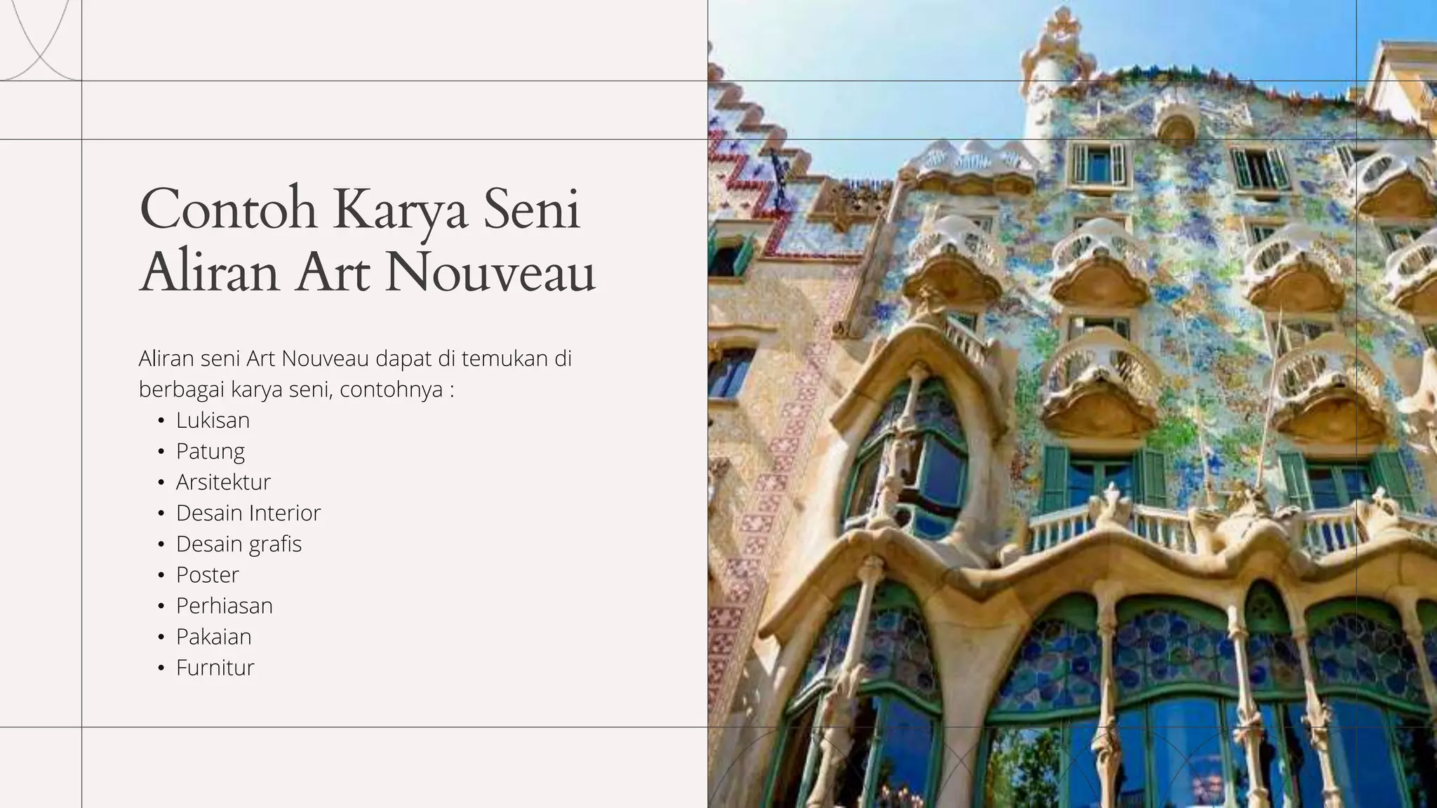 SEJARAH SENI DAN DESAIN : ART NOUVEAU | PPTX