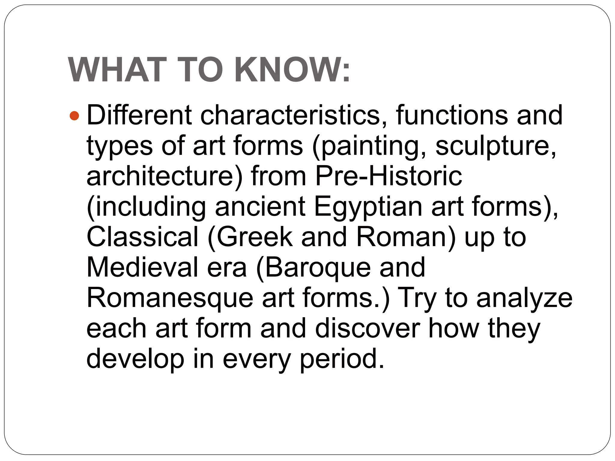 Art of Ancient, Classical and Medieval Period (Paintings) | PPTX