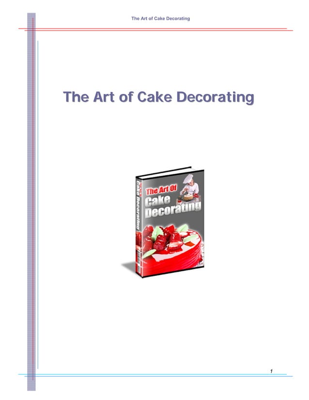 Artof cakedecorating | PDF