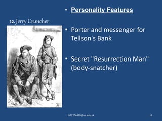 Characters of A tale of Two Cities/Art of characterization | PPTX