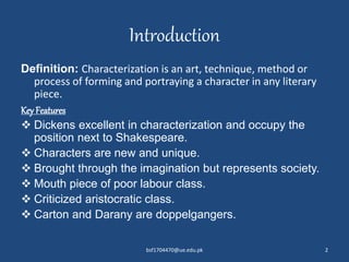 Characters of A tale of Two Cities/Art of characterization | PPTX