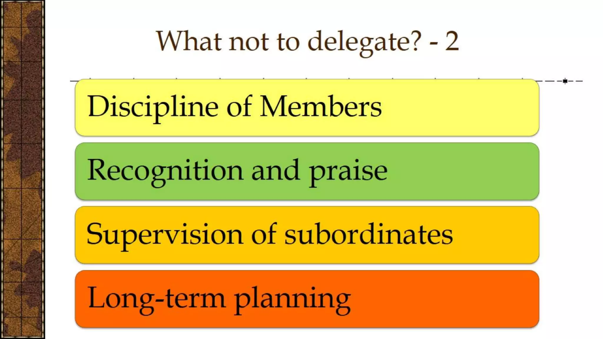 Art of delegation | PPTX