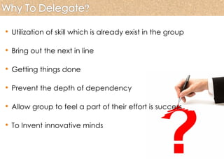 Art of Delegation | PPT