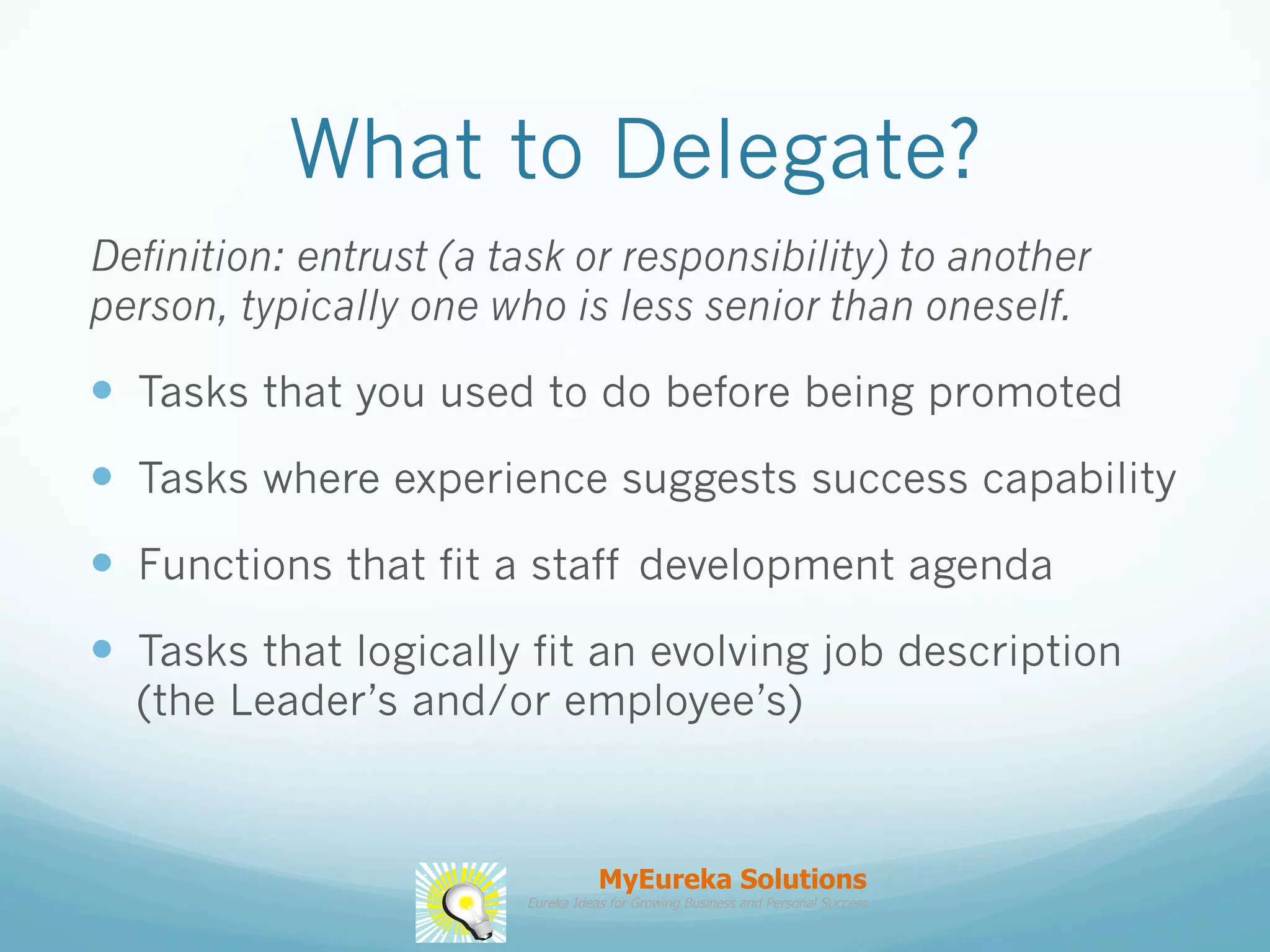 Art of Delegation, A Practical Guide | PDF