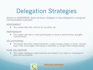 Art of Delegation, A Practical Guide | PDF