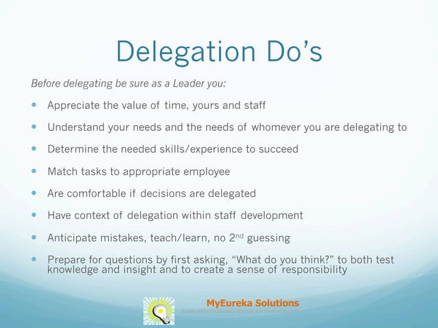 Art of Delegation, A Practical Guide | PPT