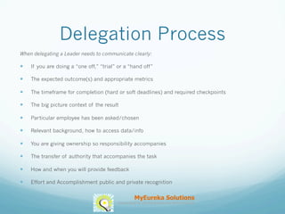 Art of Delegation, A Practical Guide | PDF