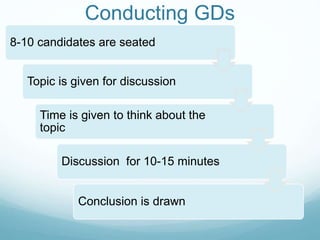 Art of gd (communication skills) | PPTX