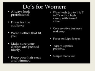 Art of groomong for nursing professionals | PPTX | Women\'s Clothing ...