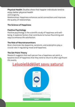 Art of Happiness Your Guide to a Fulfilling Life. | PDF
