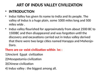 ART OF INDUS VALLEY CIVILIZATION 11class.pptx
