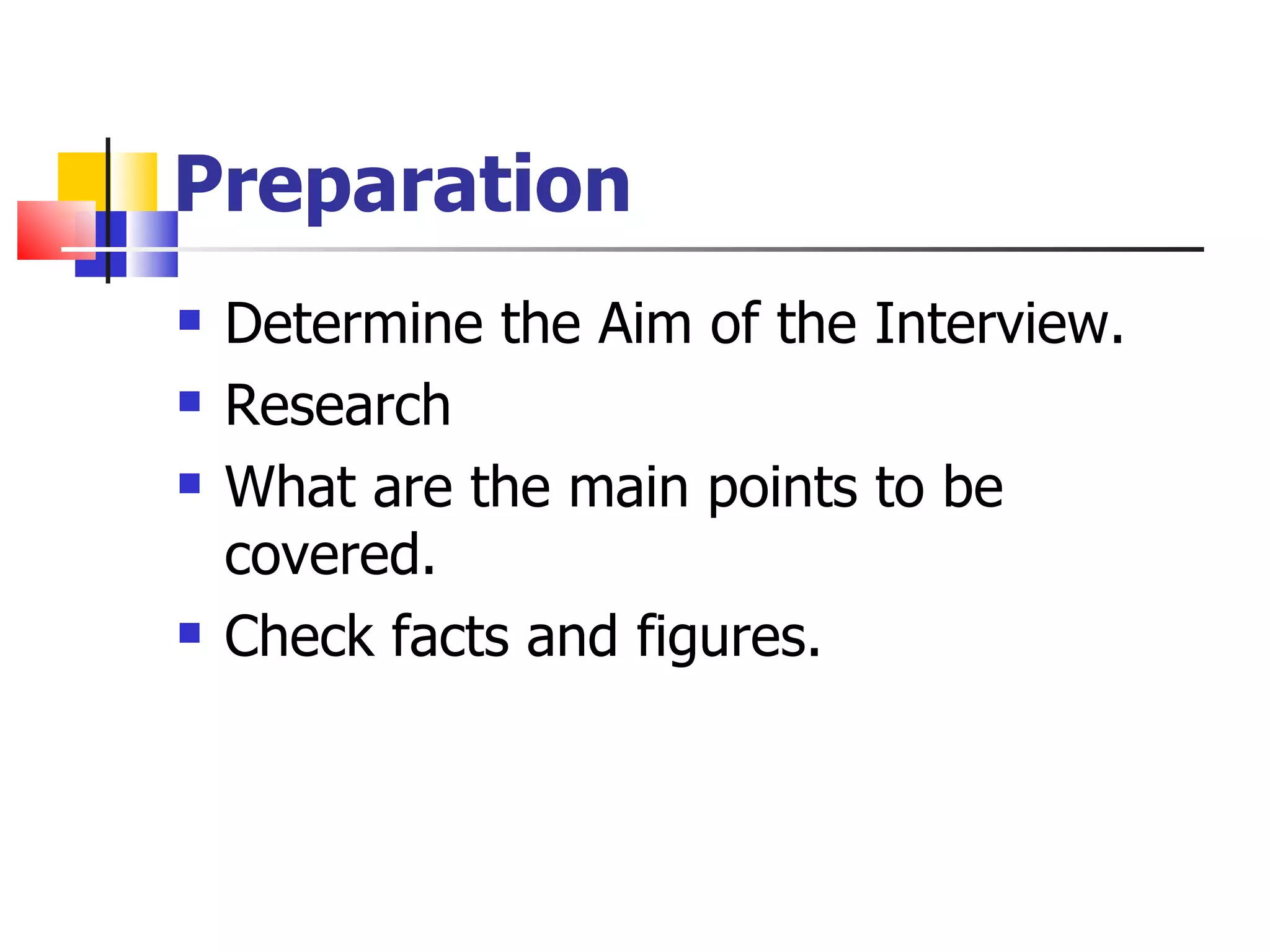 Art of interviewing | PPT