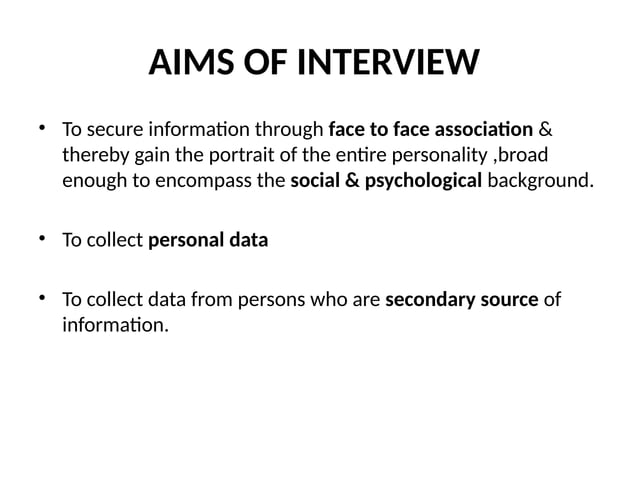 ART OF INTERVIEWING.pptx art of interviewing | PPT