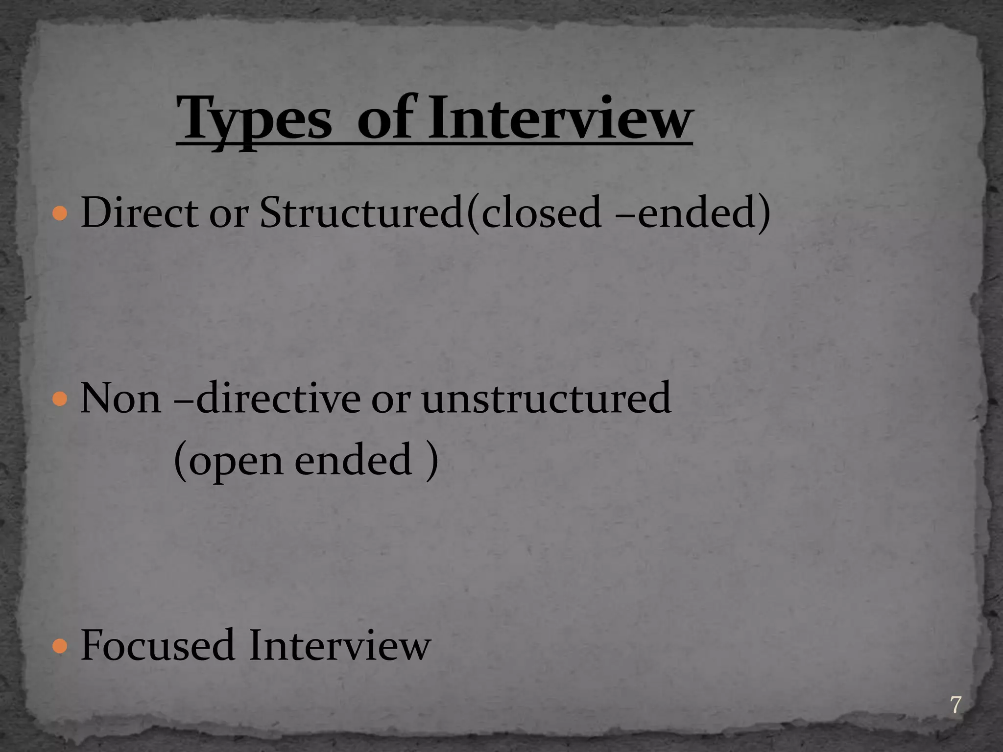 The Art of interviewing techniques | PPTX